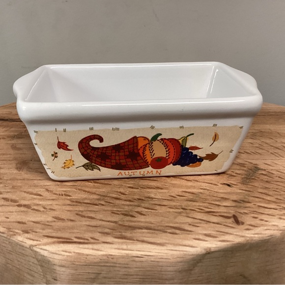 Kitchen | Vintage Mini Loaf Pan Crafted In Ceramic Stoneware Excellent ...